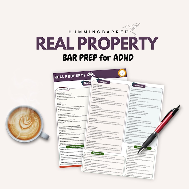 MBE Bar Exam Outlines, Adhd-friendly Quick Sheets (PDF Download) - Etsy