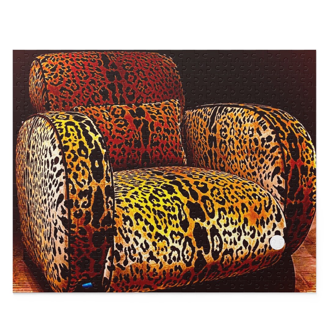 Leopard Skin Chair Puzzle - Etsy