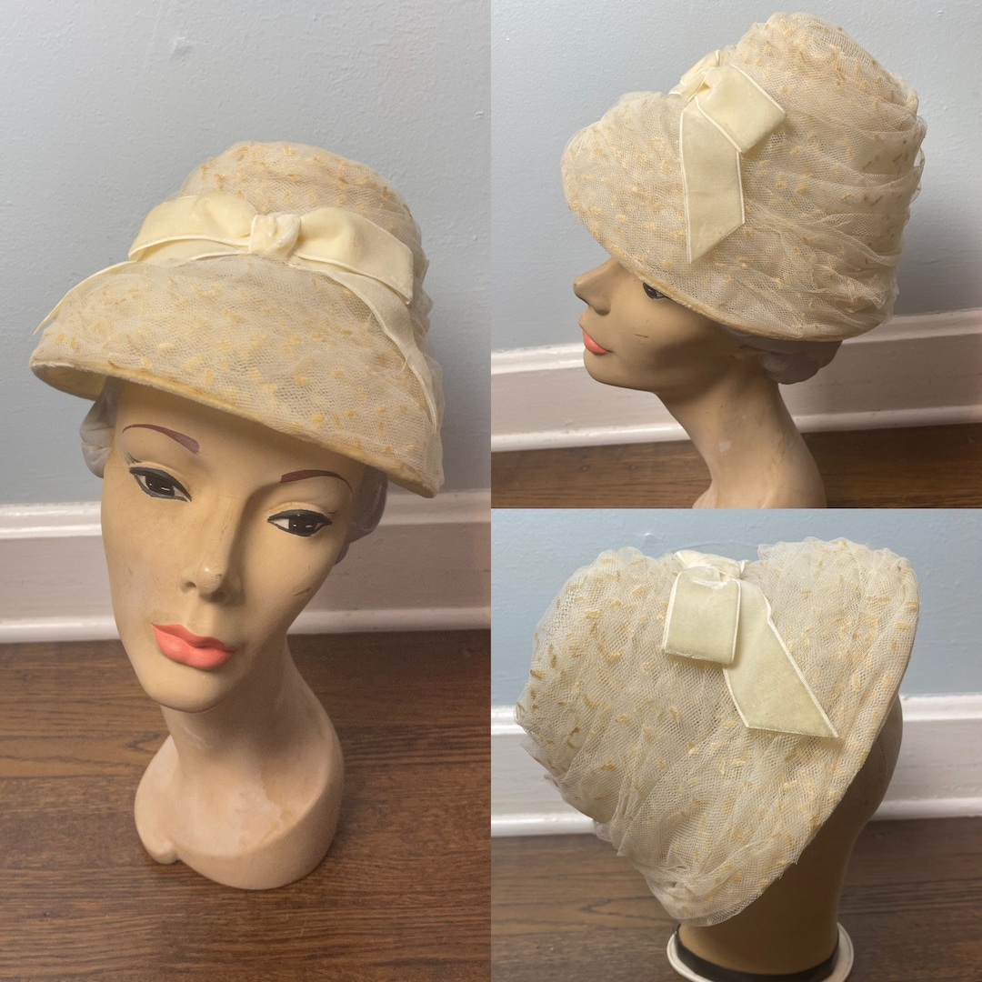 Towering Tulle Toque 1960s 60s Hat - Etsy