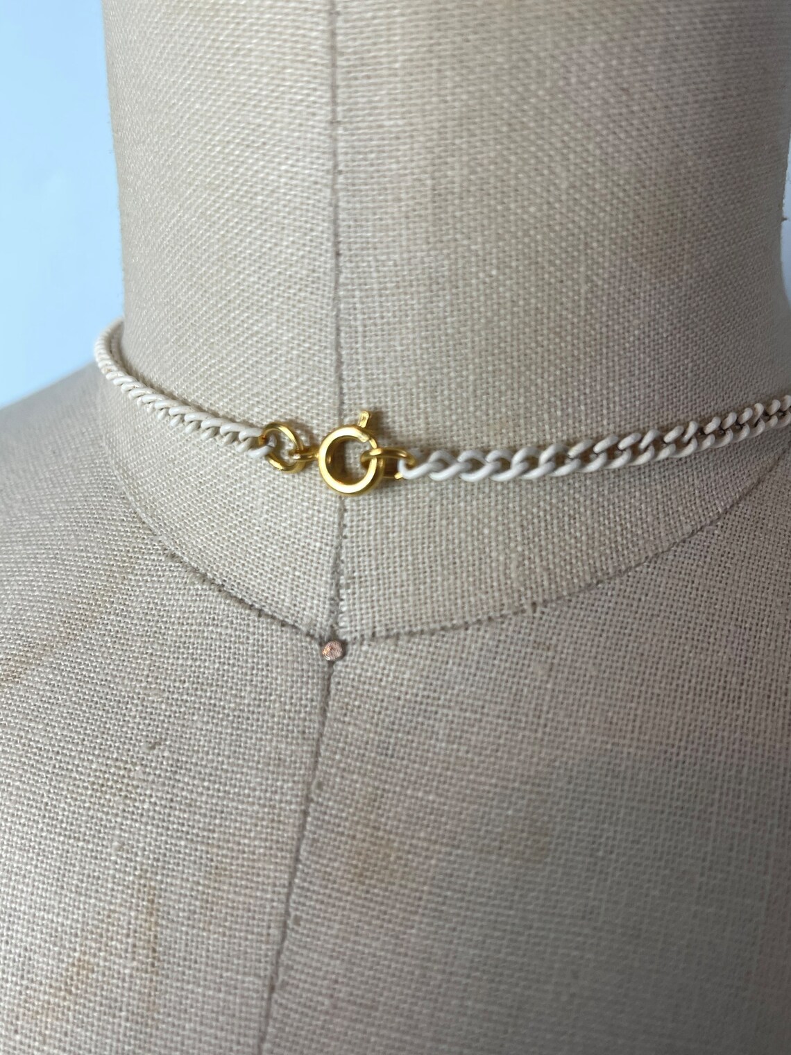 Double Dutch 1970s 70s 1980s 80s Braided White Chain Necklace - Etsy