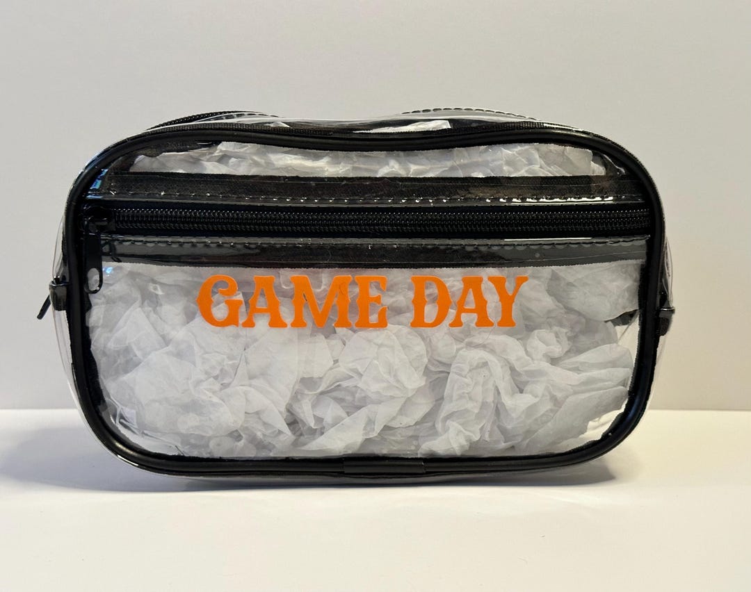 Personalized Clear Gameday Waist Pack, Crossbody Gameday Bag, Custom ...
