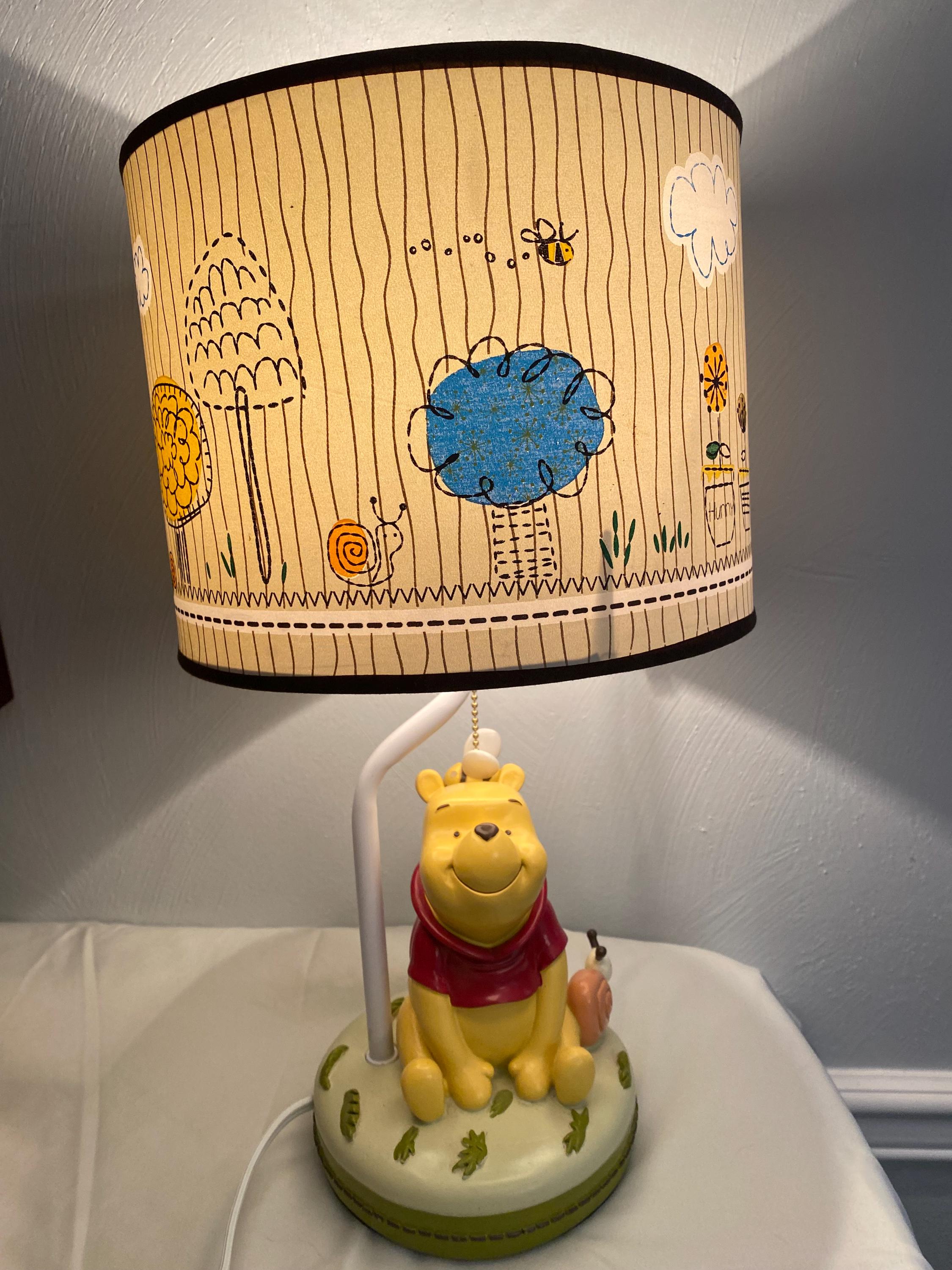 Winnie the Pooh Nursery Lamp - Etsy