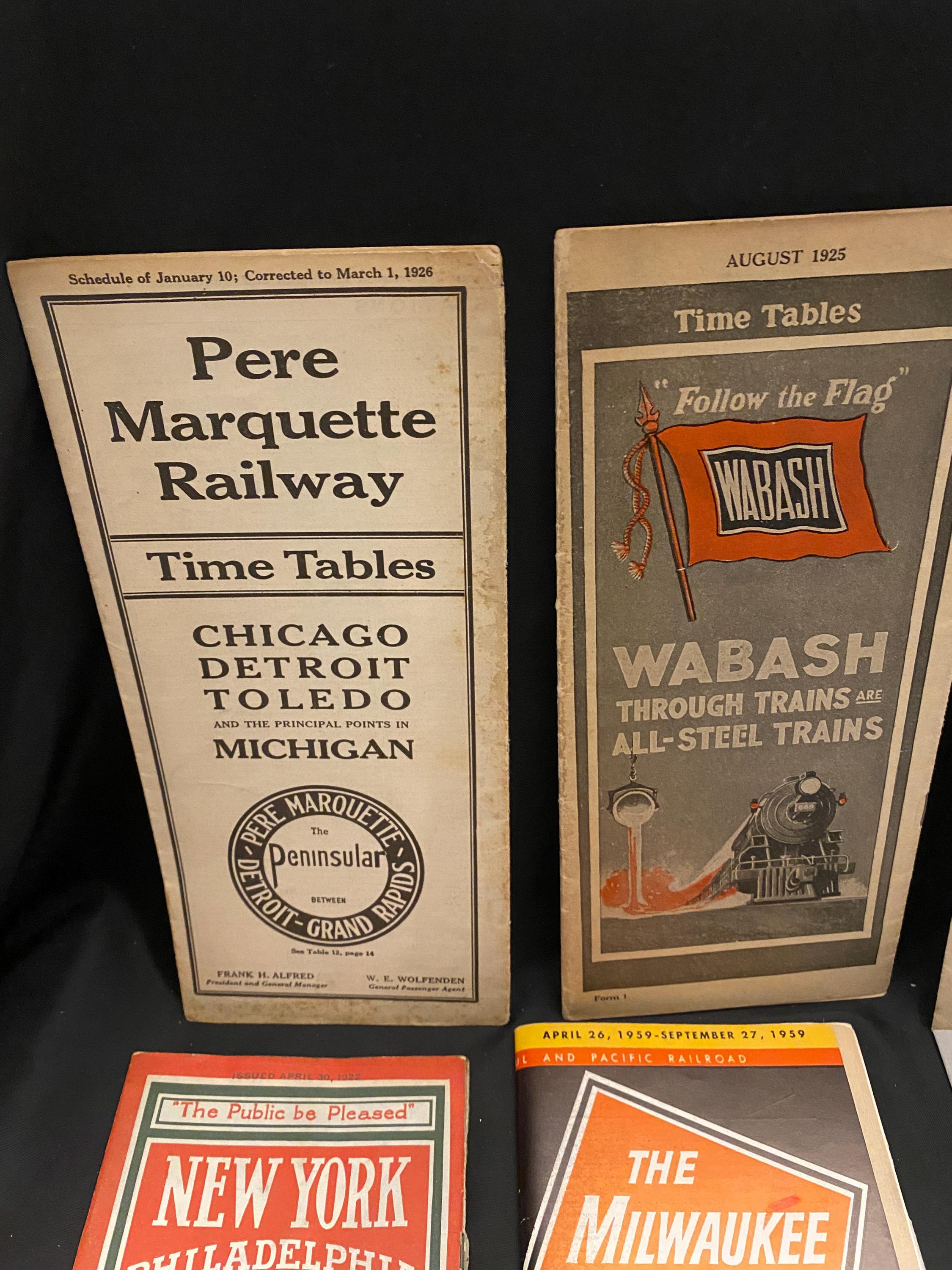 Antique Railroad / Railway Timetables - Etsy