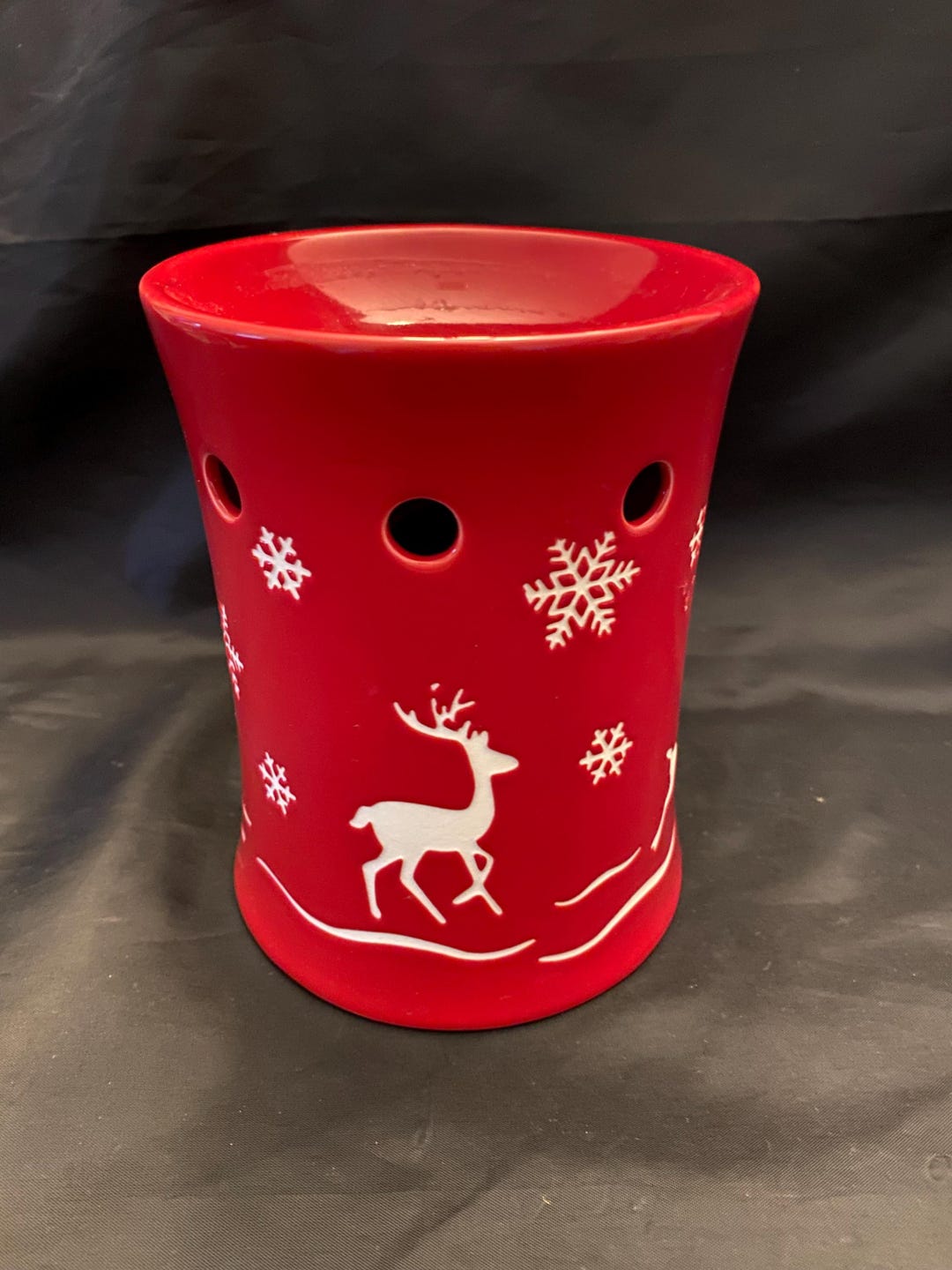 Yankee Candle Red Reindeer Candle Wax Warmer - Etsy