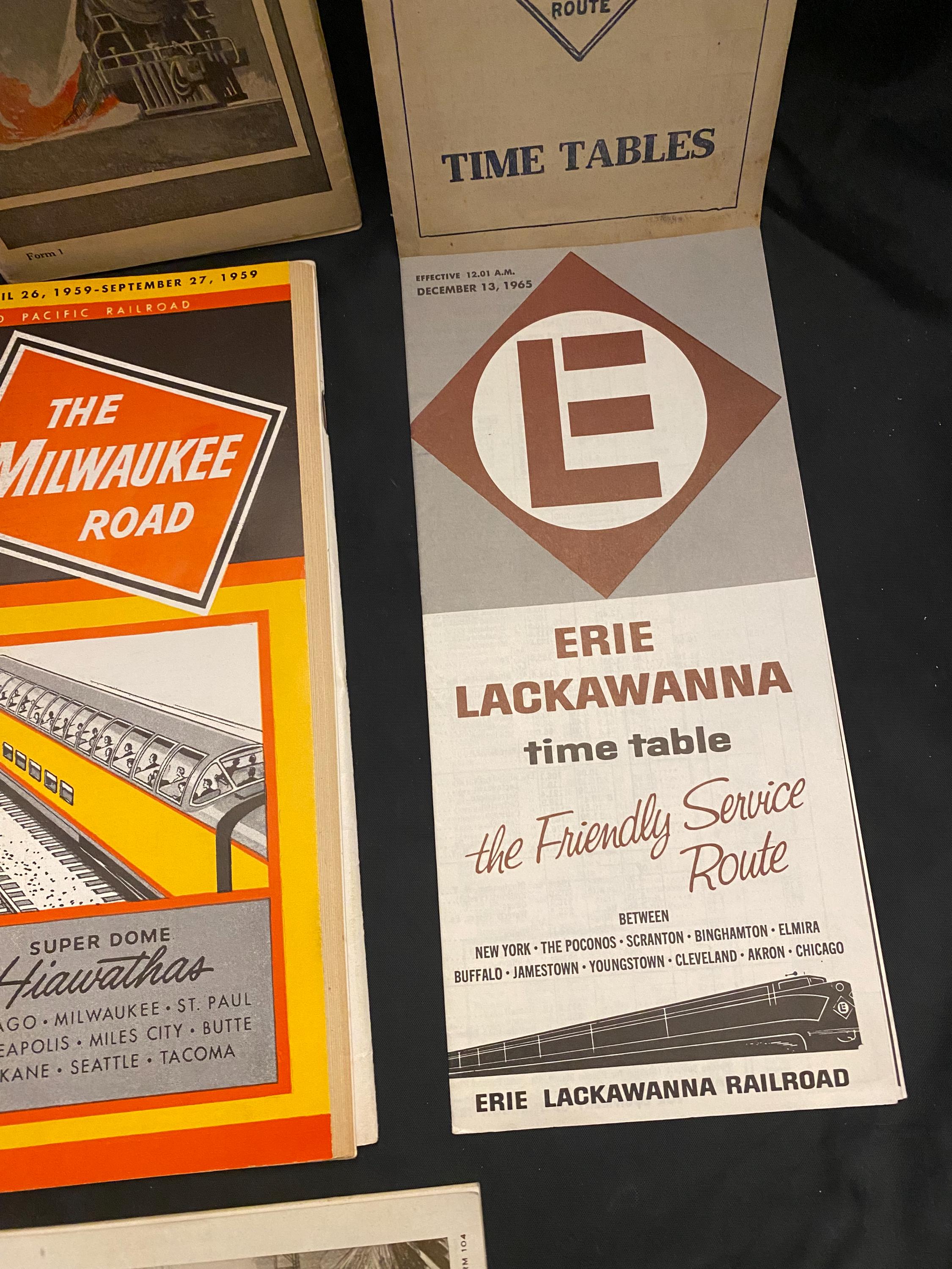 Antique Railroad / Railway Timetables - Etsy