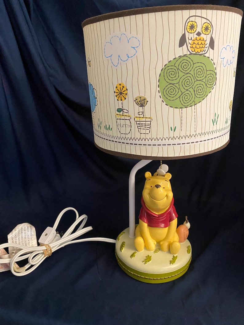 Winnie the Pooh Nursery Lamp - Etsy