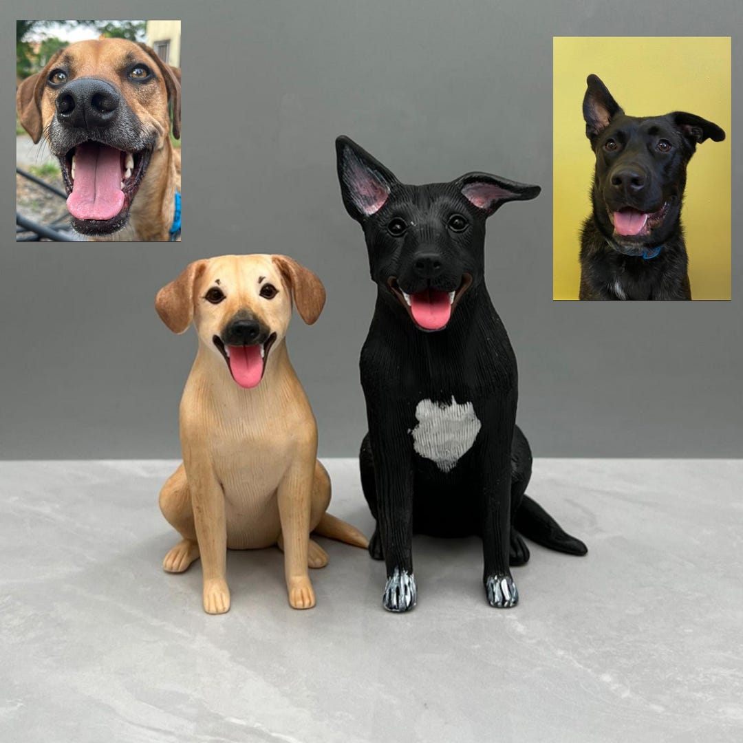 Personalized Dog Clay Sculpture,custom Dog Statue,clay Pet Sculpture ...