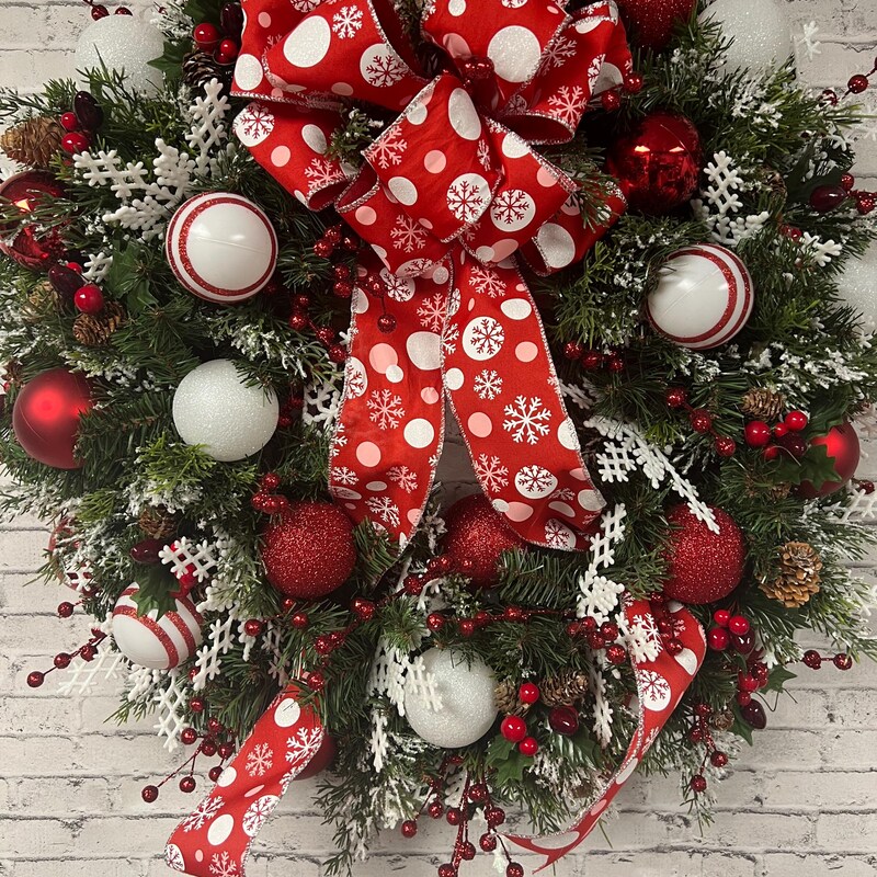 Snowflake Wreath - Etsy