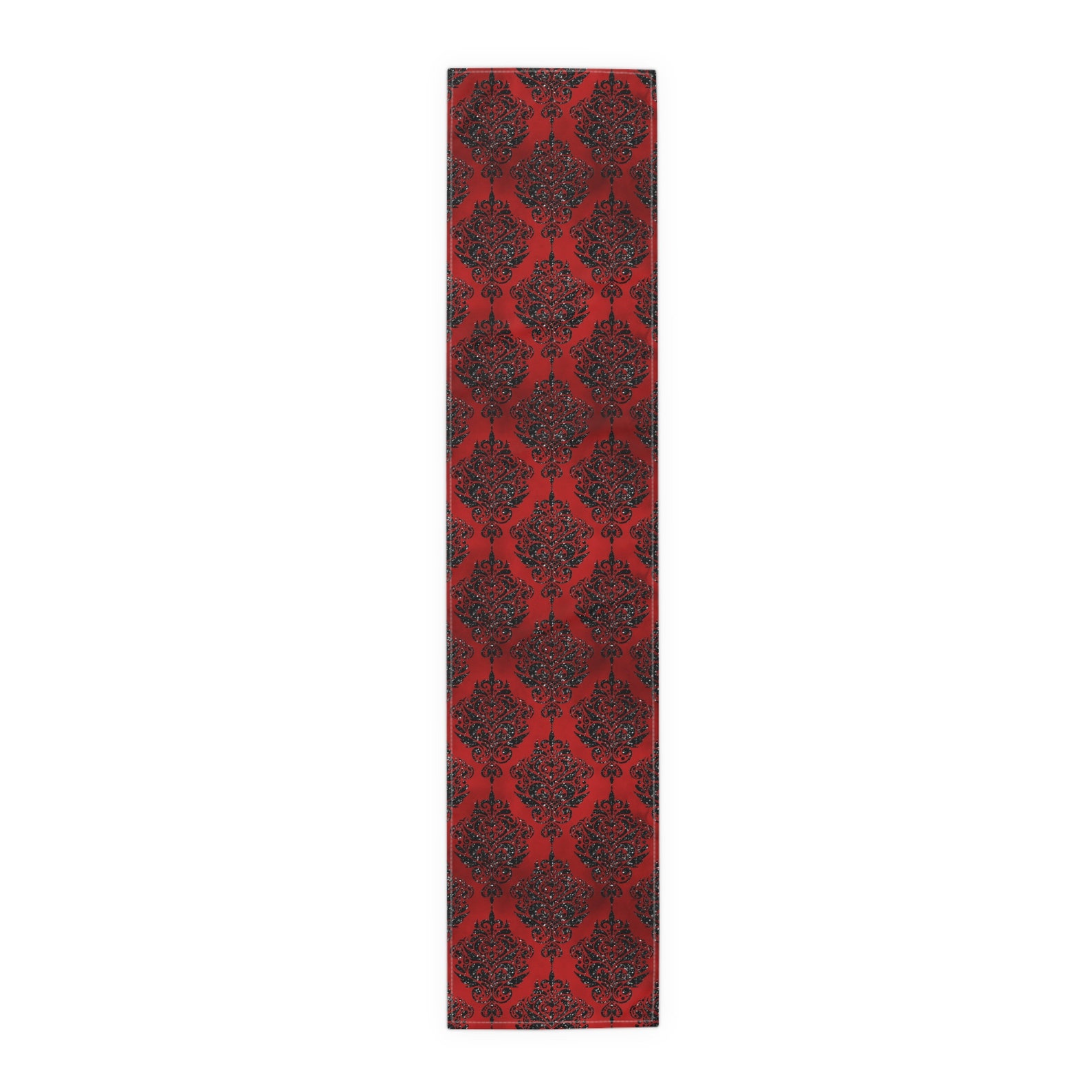 Red and Black Damask Table Runner Gothic Table Decor - Etsy