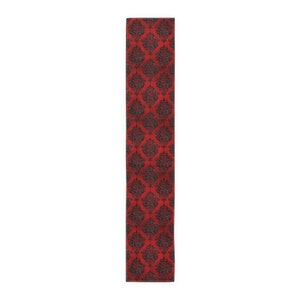 Red and Black Damask Table Runner Gothic Table Decor - Etsy