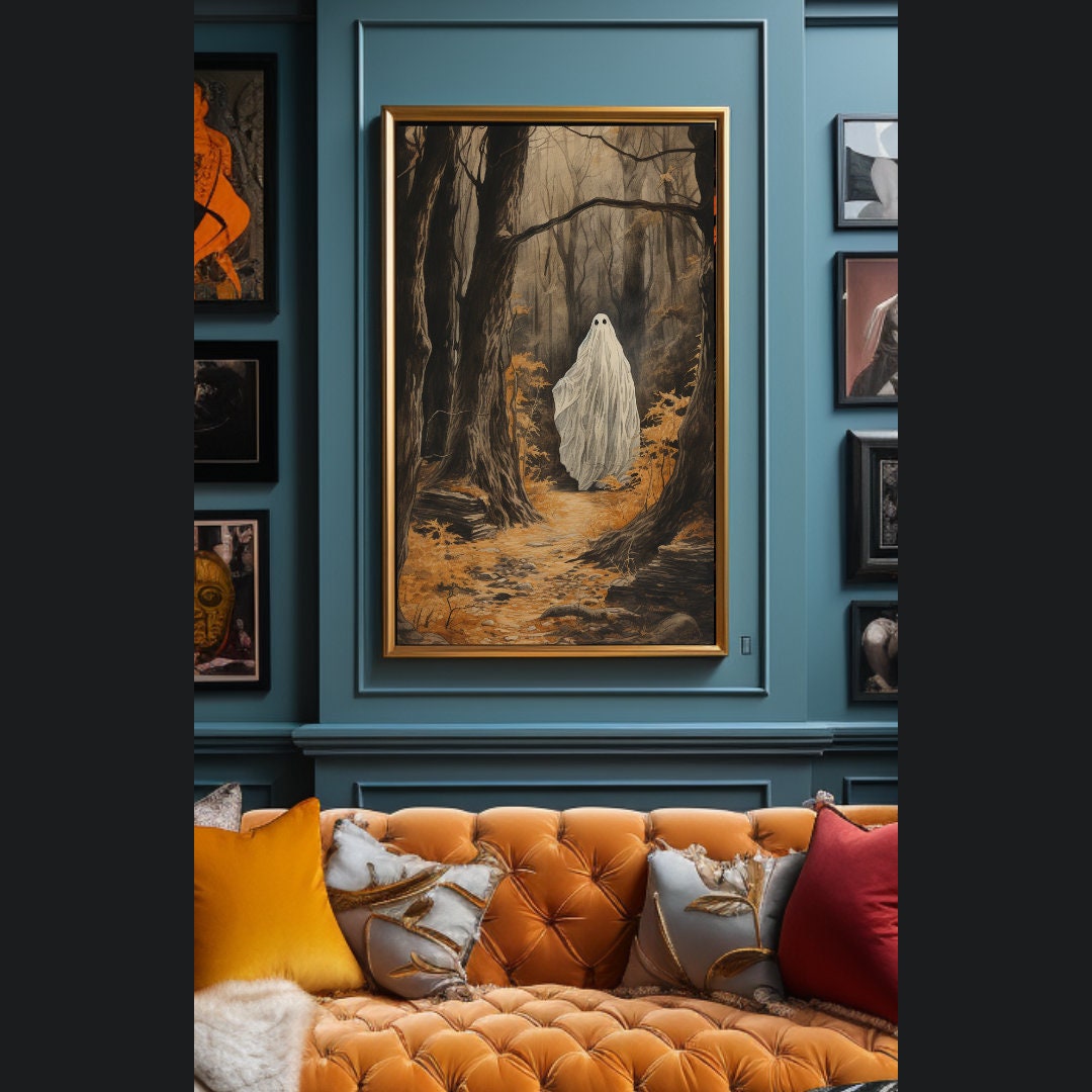 Vintage Forest Ghost Digital Download Printable Vintage Style Ghost ...