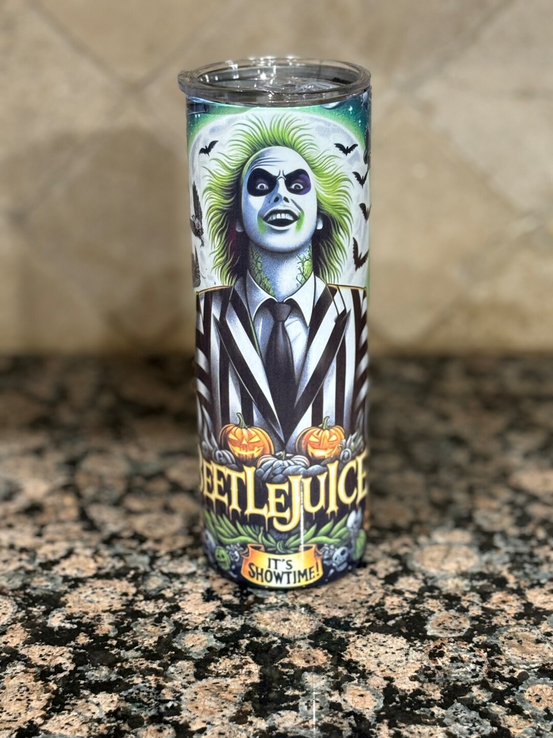 Beetlejuice, Beetlejuice Tumbler, Halloween Tumbler, 20oz Tumbler, Halloween Drinkware, Unique ...