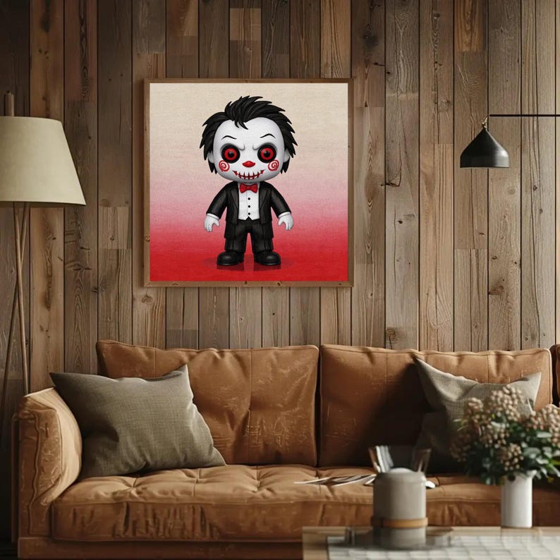 Horror Movie Slashers Watercolor Art Prints: Chucky, Pyramid Head ...