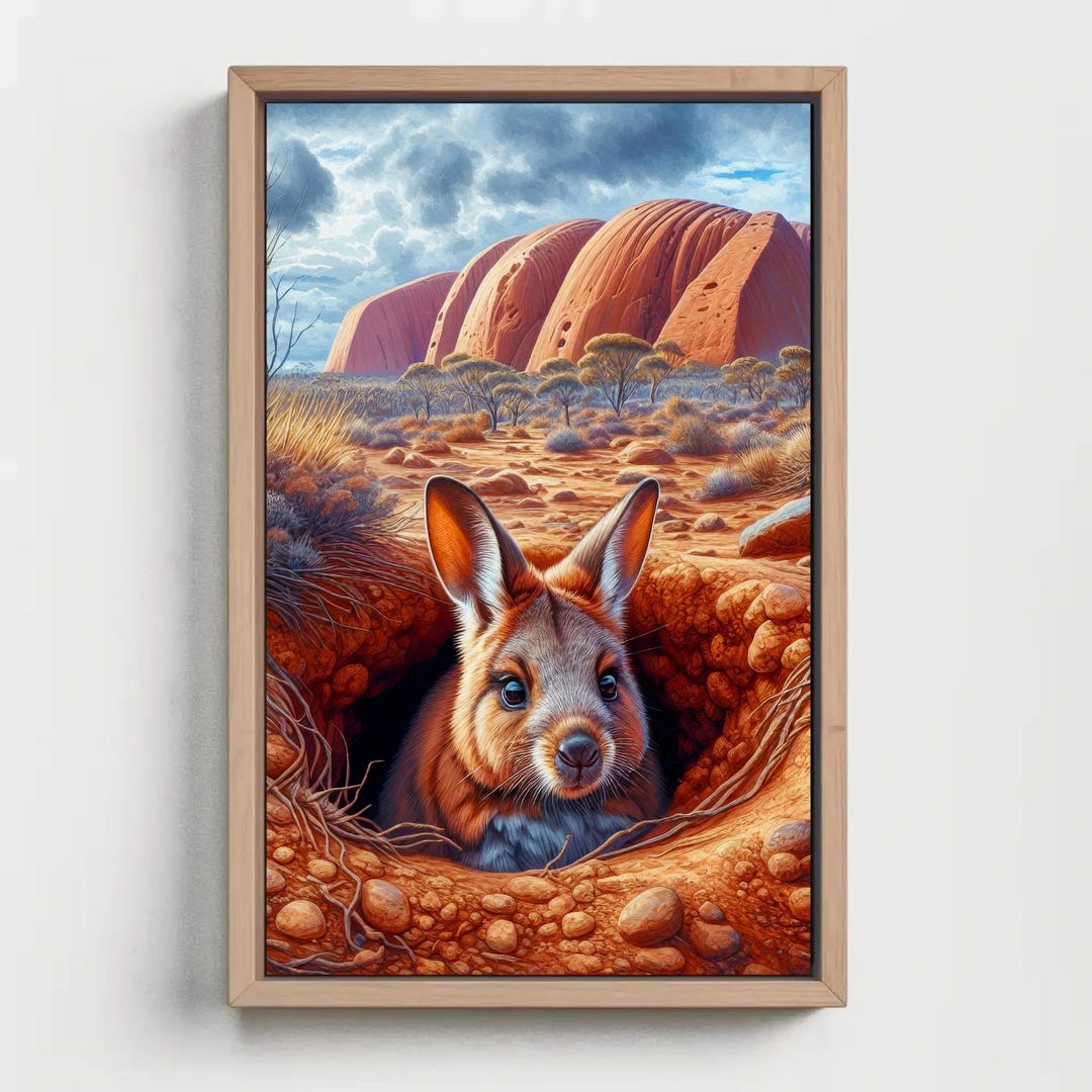 Australia Bilby Watercolor Painting, Desert Animal, Nursery Prints ...