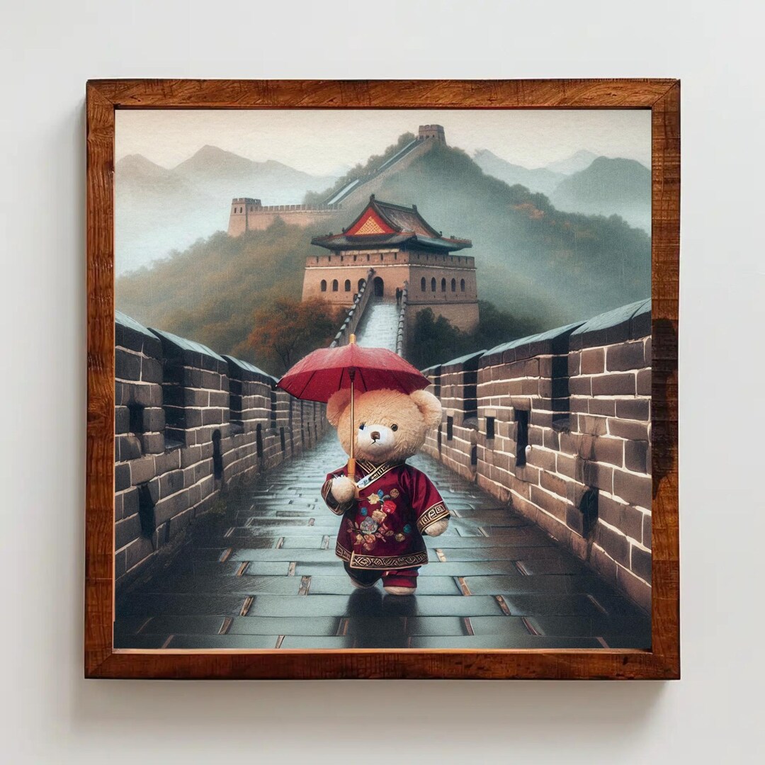 Vintage China Teddy Bear, Teddy Bear Printing, Decorative Items for ...