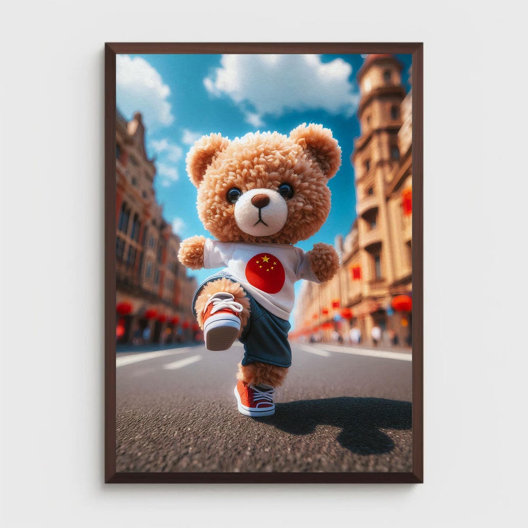 Teddy Bear in China, Teddy Bear Painting, Decorative Items for Living ...