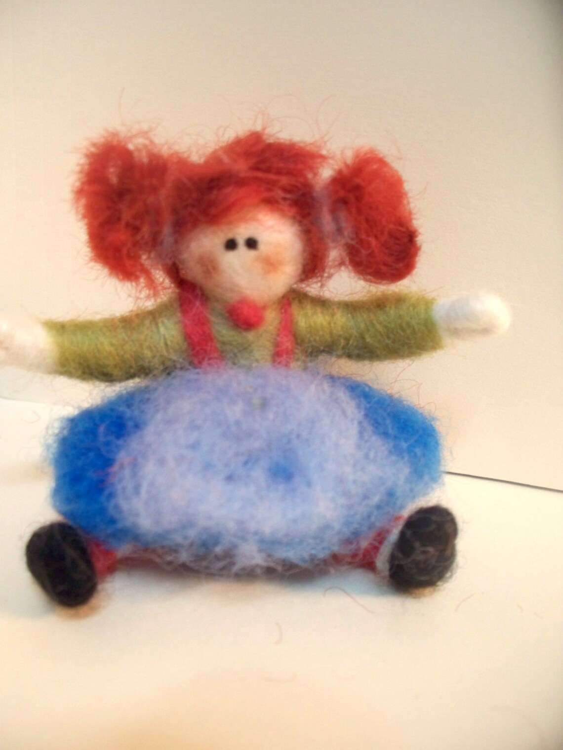 Miniature Raggedy Ann Wool Wrapped/needle Felted | Etsy