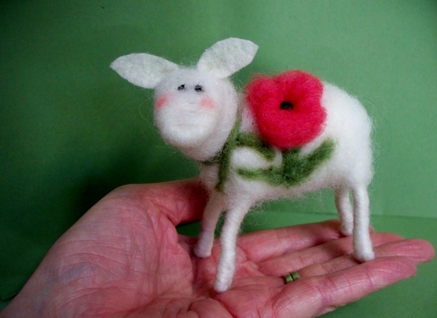 Bloomin Ewes Felted Wool Sheep | Etsy