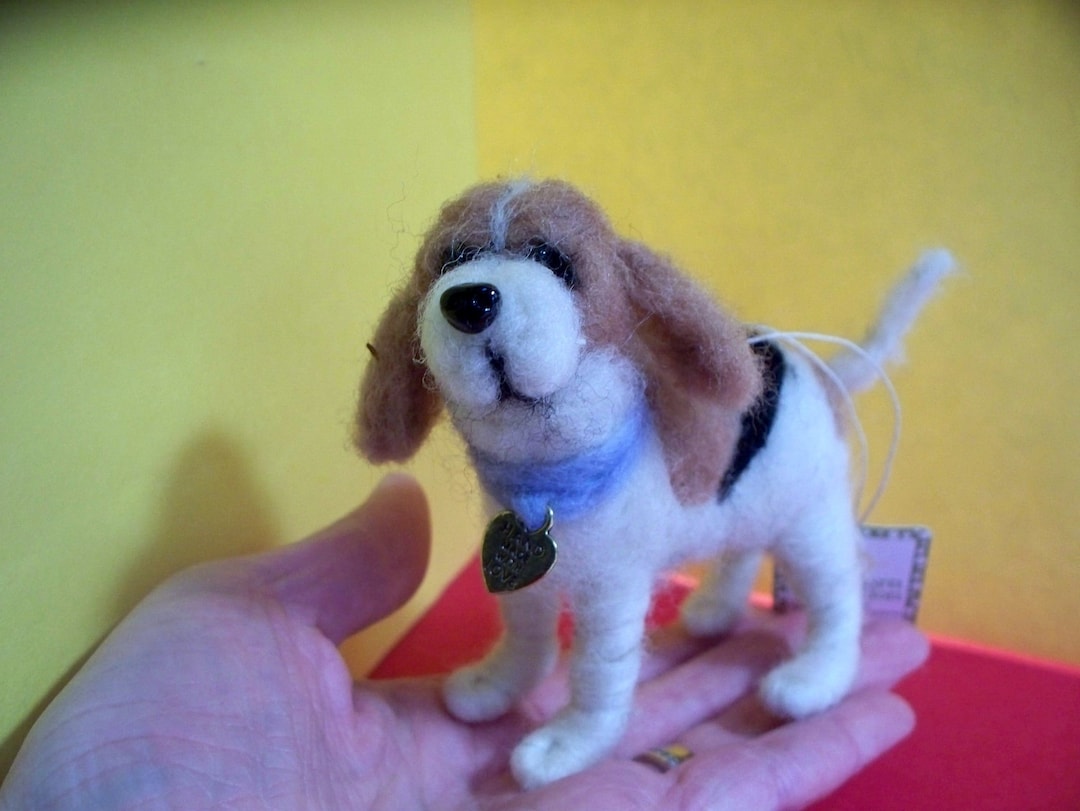 Beagle Felted Dog - Etsy