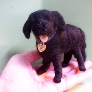 Brown Labrador Felted Wool Dog Ornament - Etsy