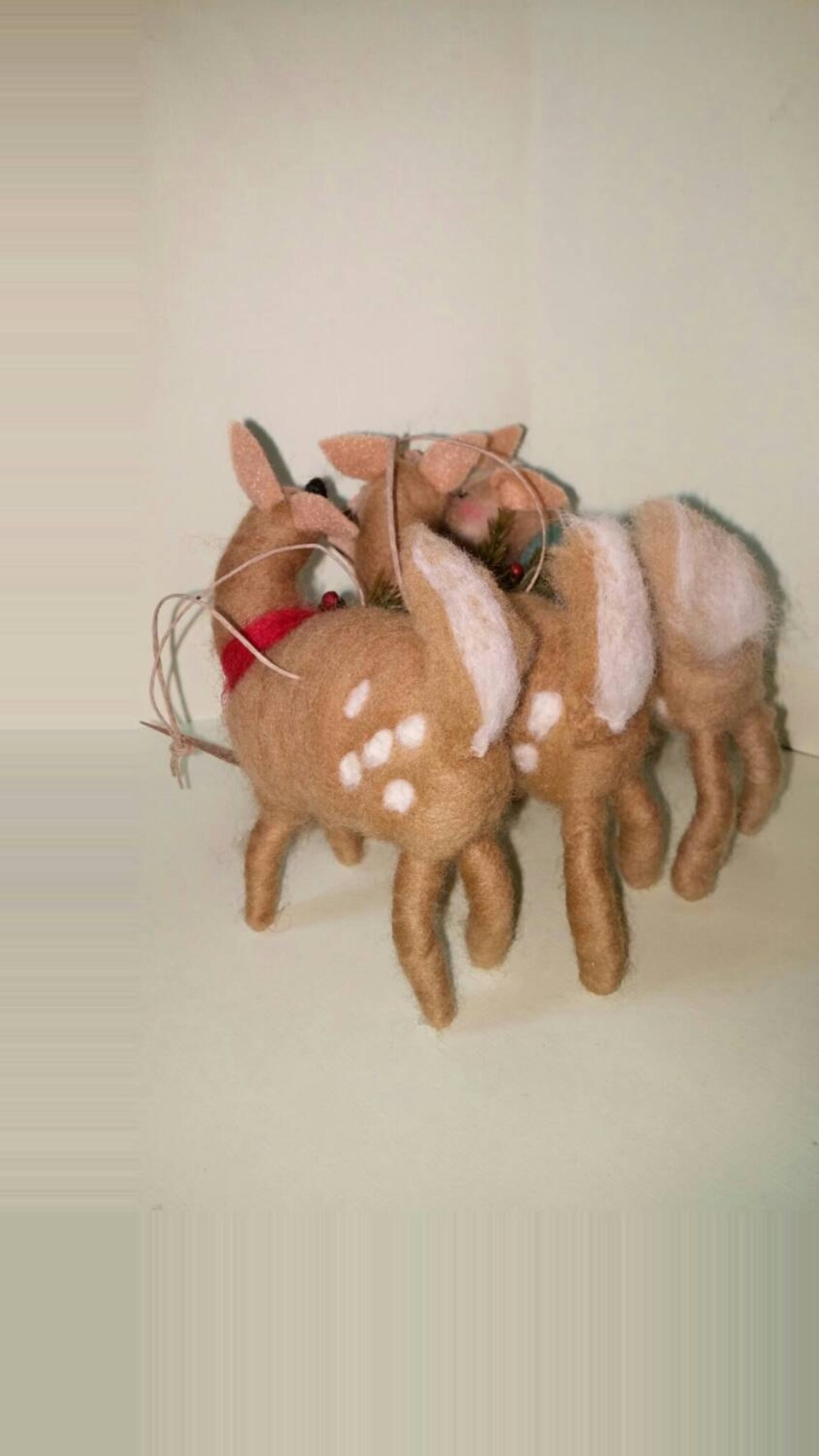 Fawn Wool Ornament - Etsy