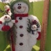 NEW Snow Mama and Her Snow Babies 13 Felted Wool Snowman - Etsy