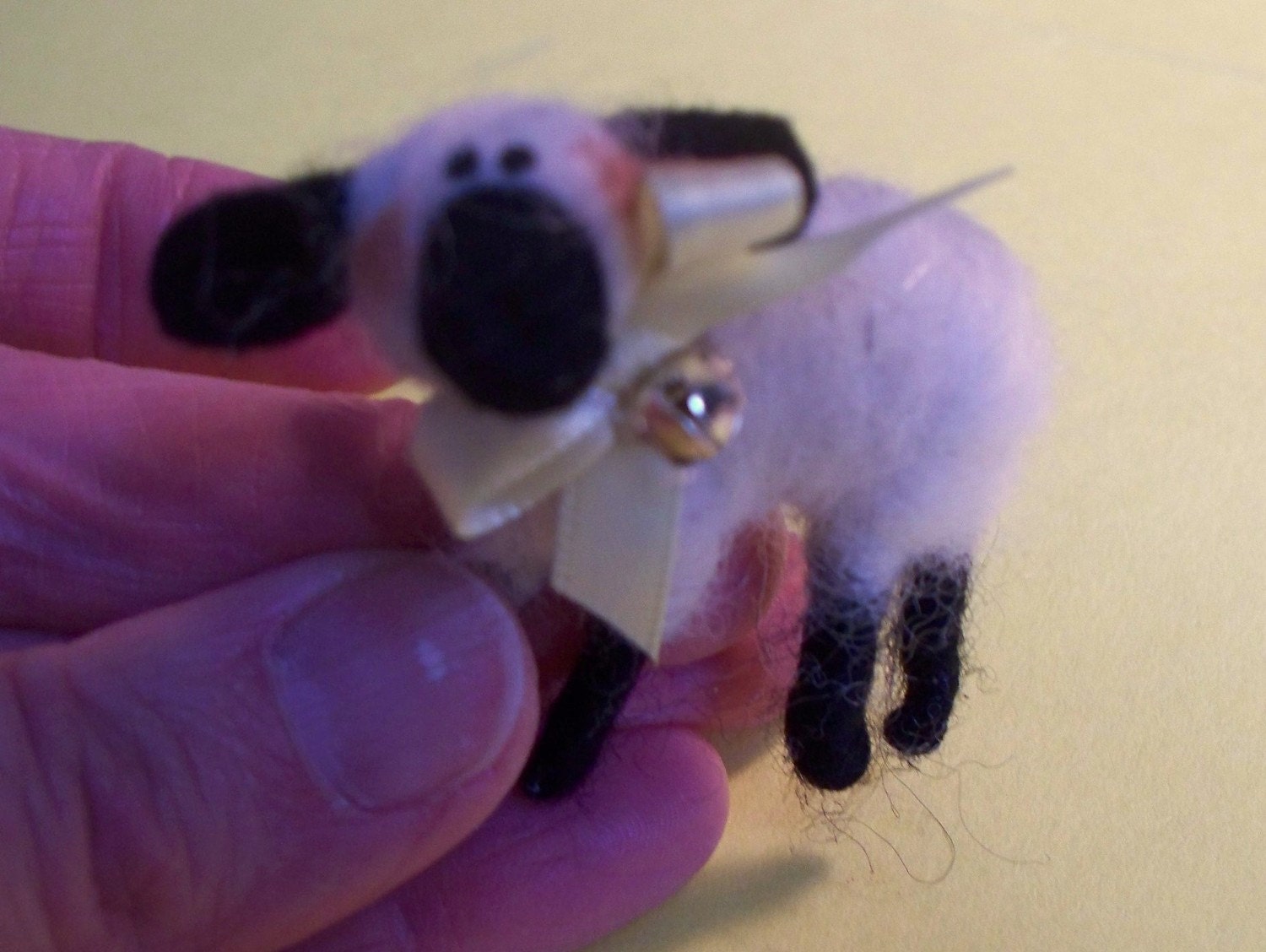Lamb of Felted Wool Pin - Etsy