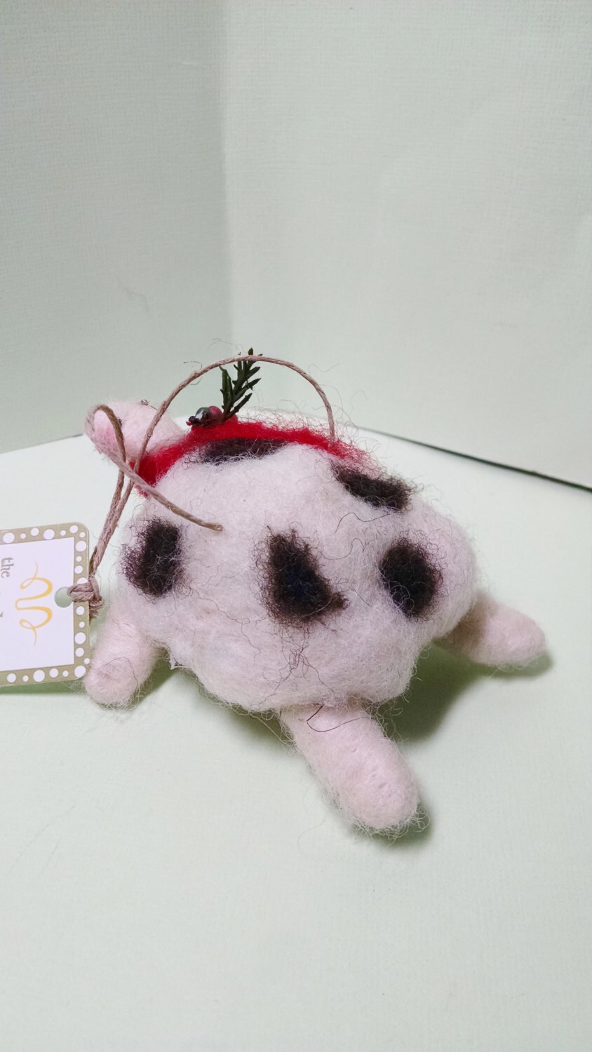 Sea Turtle Felted Wool Ornament NEW FOR 2015 - Etsy
