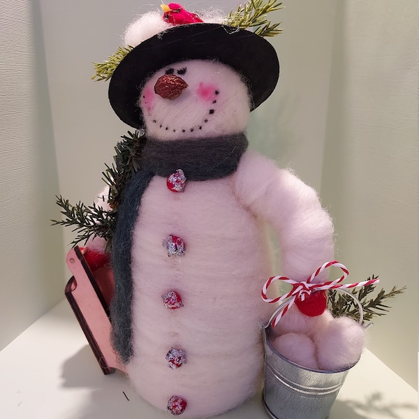 Felt Snowman - Etsy