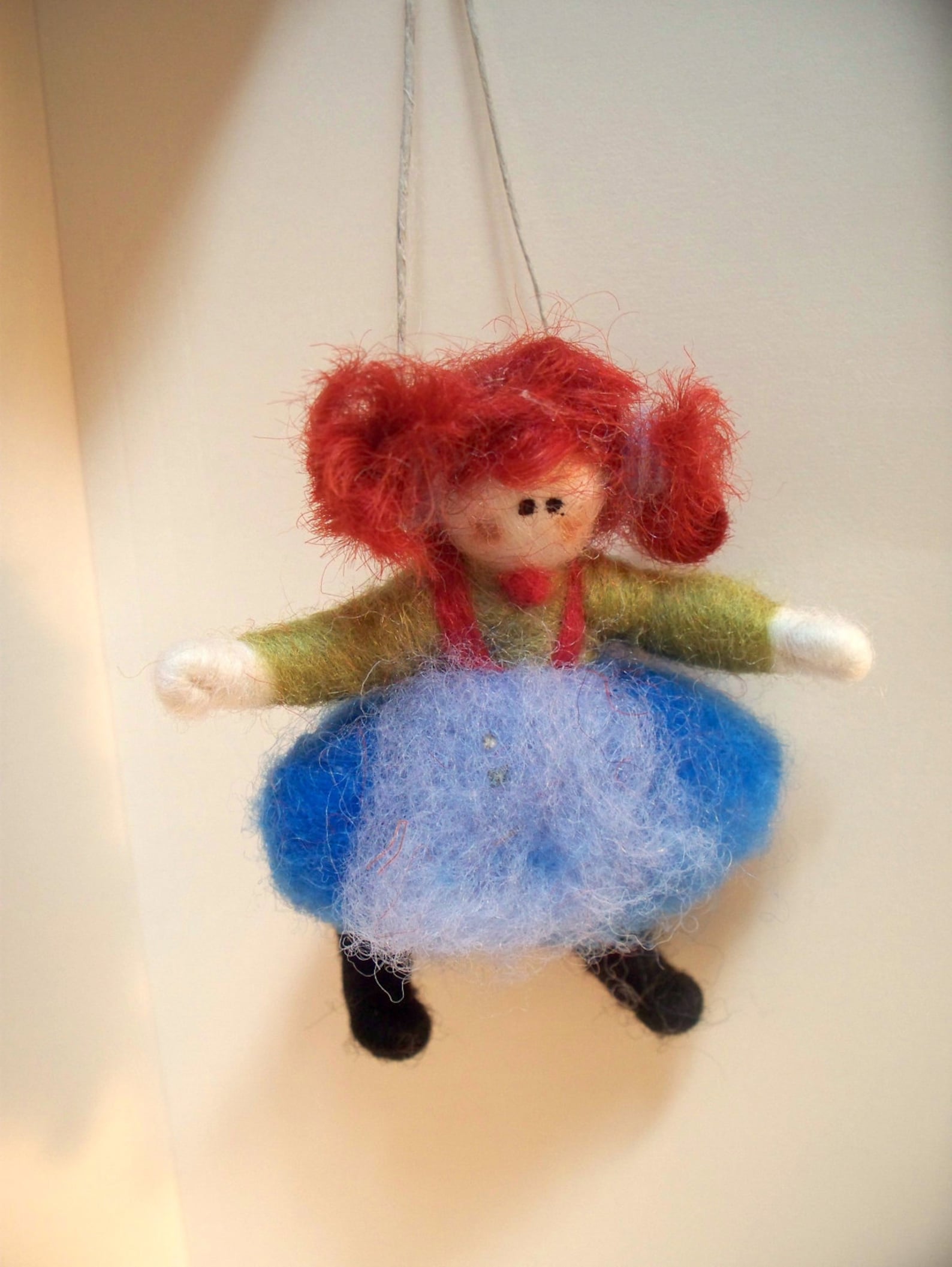 Miniature Raggedy Ann Wool Wrapped/needle Felted - Etsy