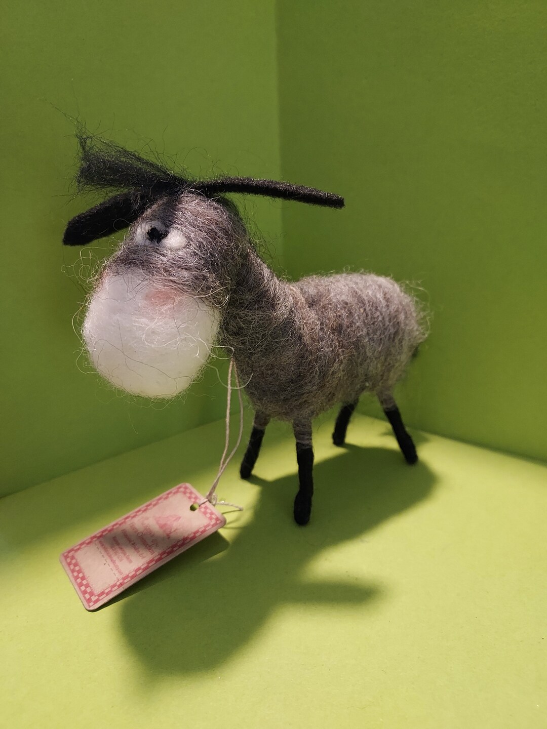 Mama Donkey 6 Inch Felted Wool Donkey Ornament - Etsy