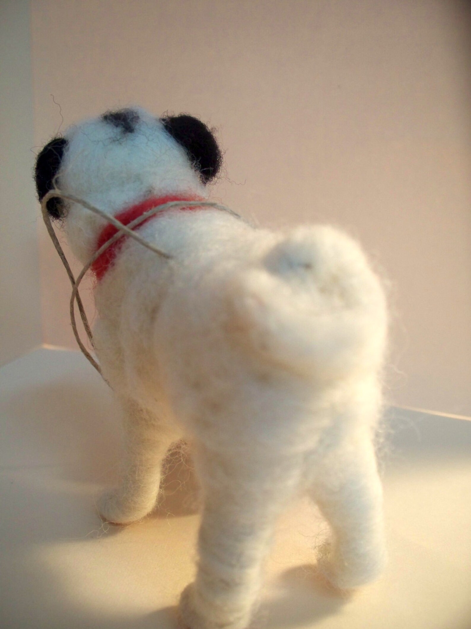 Pug Dog Felted Wool Sculpture Ornament - Etsy