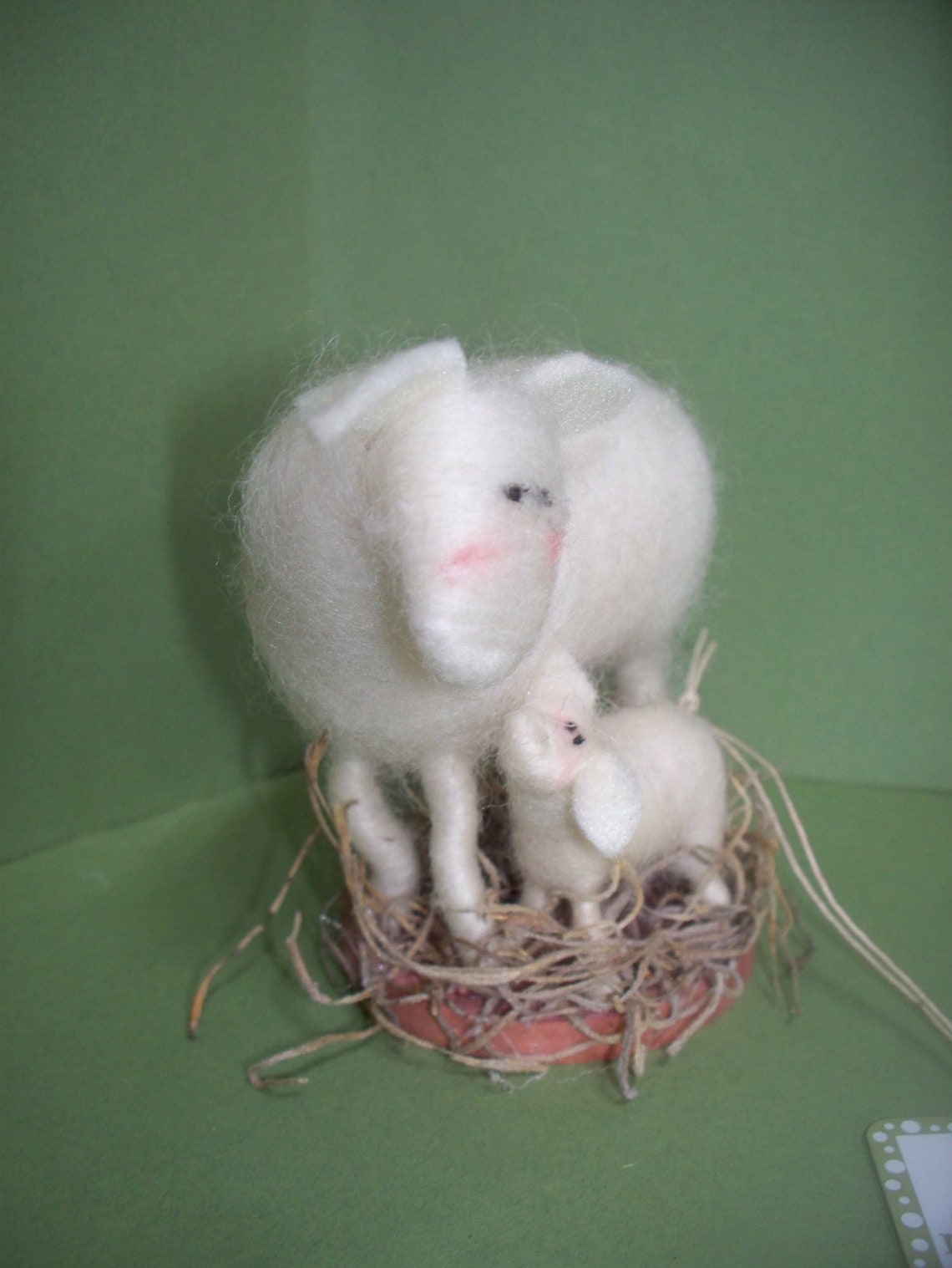 Love Ewe Mom Wool Felted Sheep and Lamb Figurine - Etsy