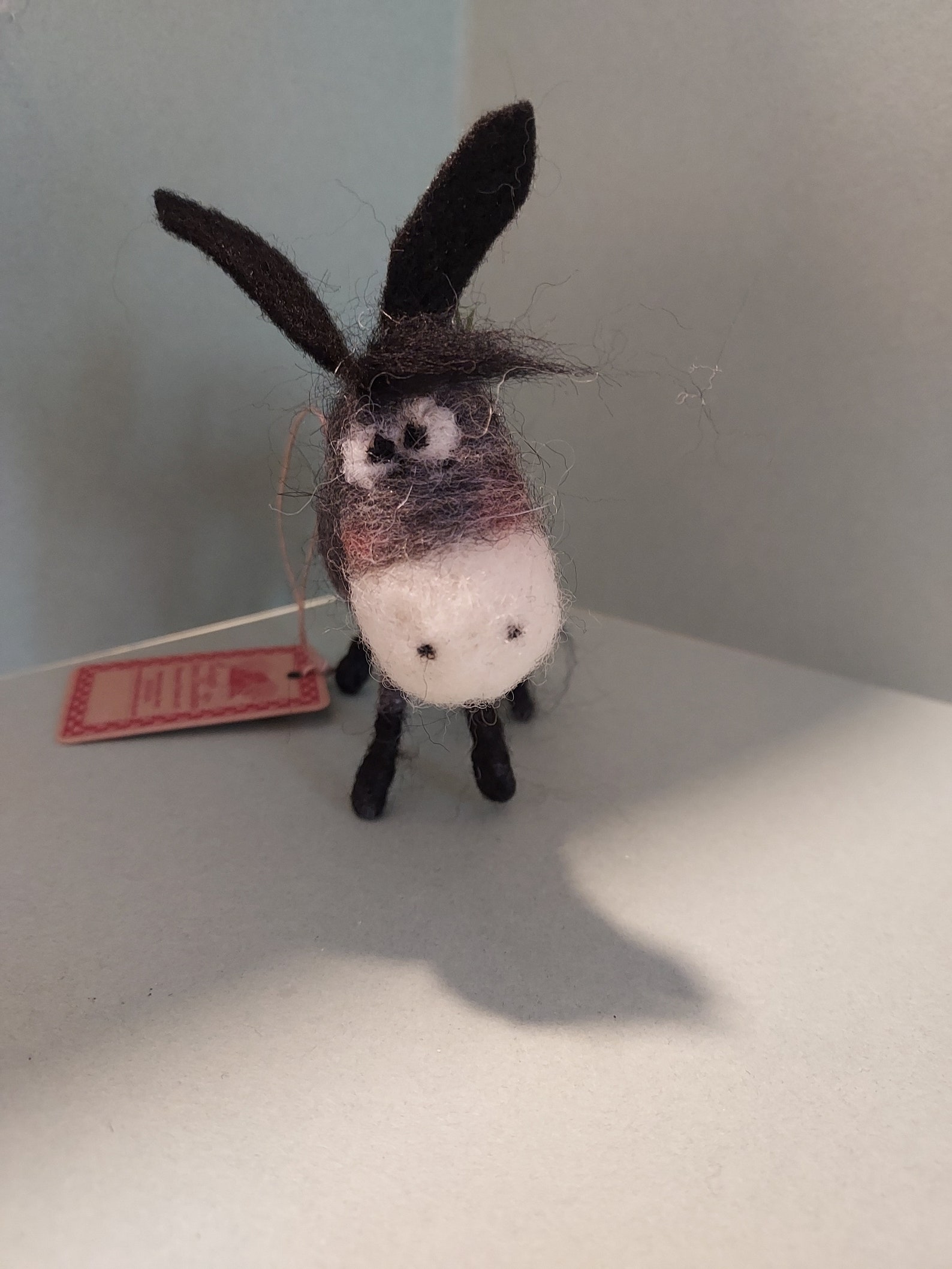 Wonky Donkey Felted Ornament/figurine - Etsy