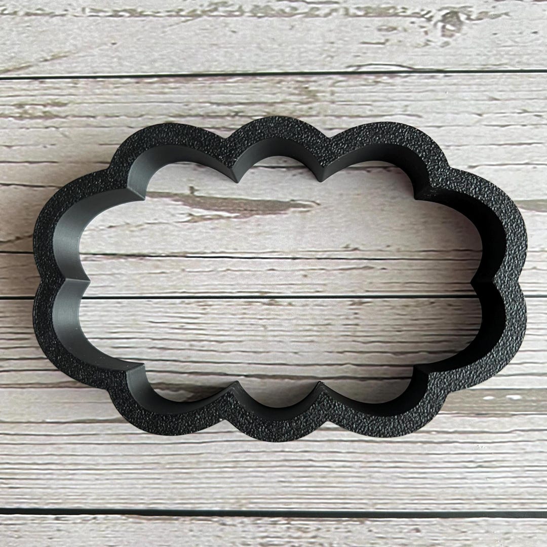 Scalloped Frame Cookie Cutter | Customizable Cookie Cutter for ...