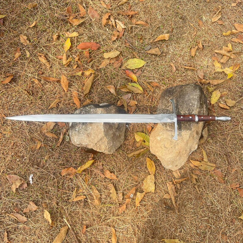 Viking Sword | 25 Inch Handmade Viking Sword With Blue Sheath ...