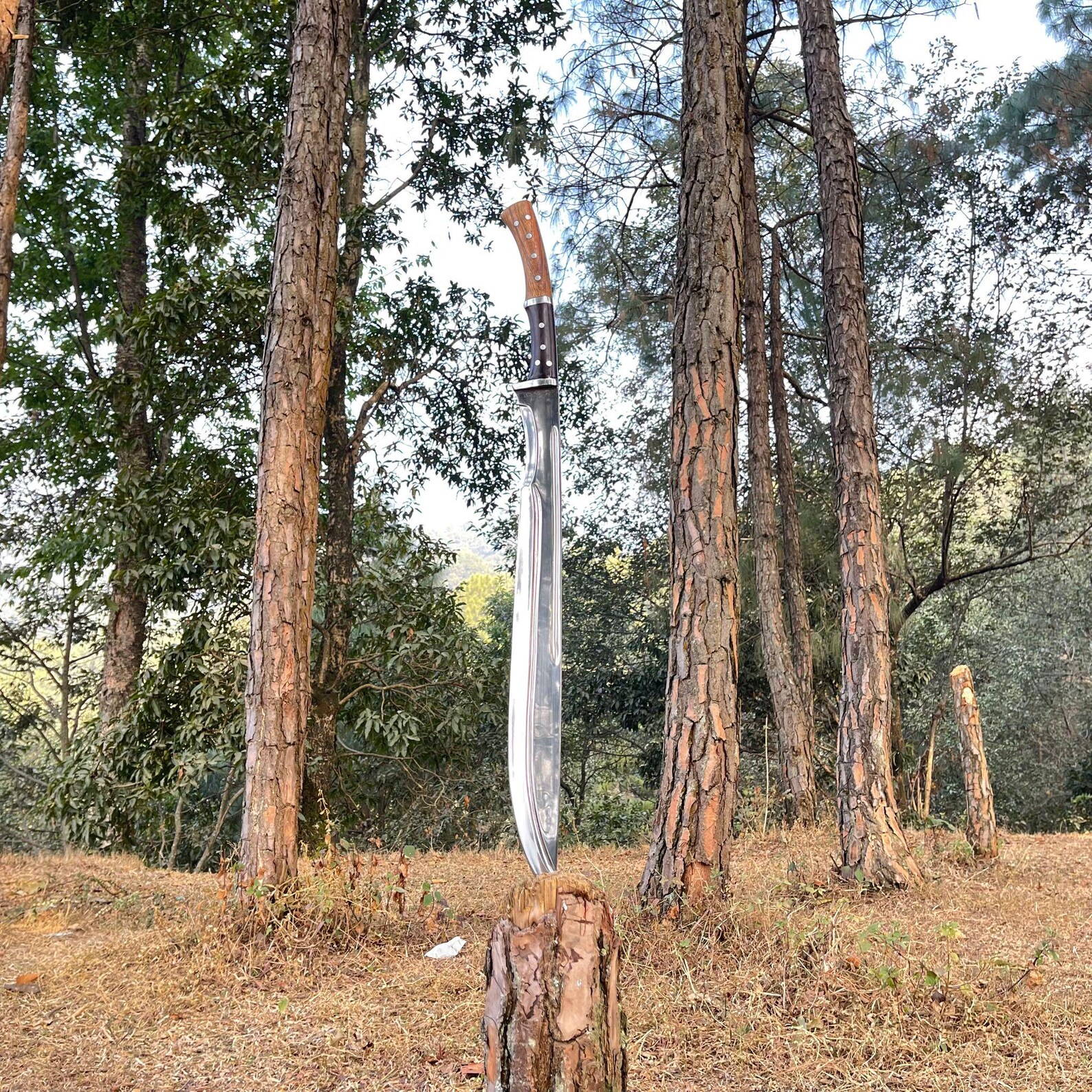 Handmade Viking Two Handed 28 Inch Sword Made From Leaf Spring 5160 ...