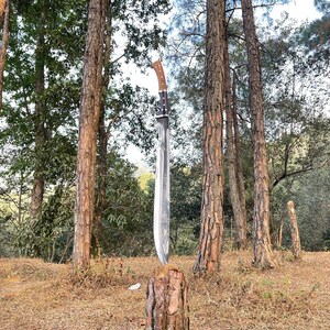 Handmade Viking Two Handed 28 Inch Sword | Made From Leaf Spring 5160 ...