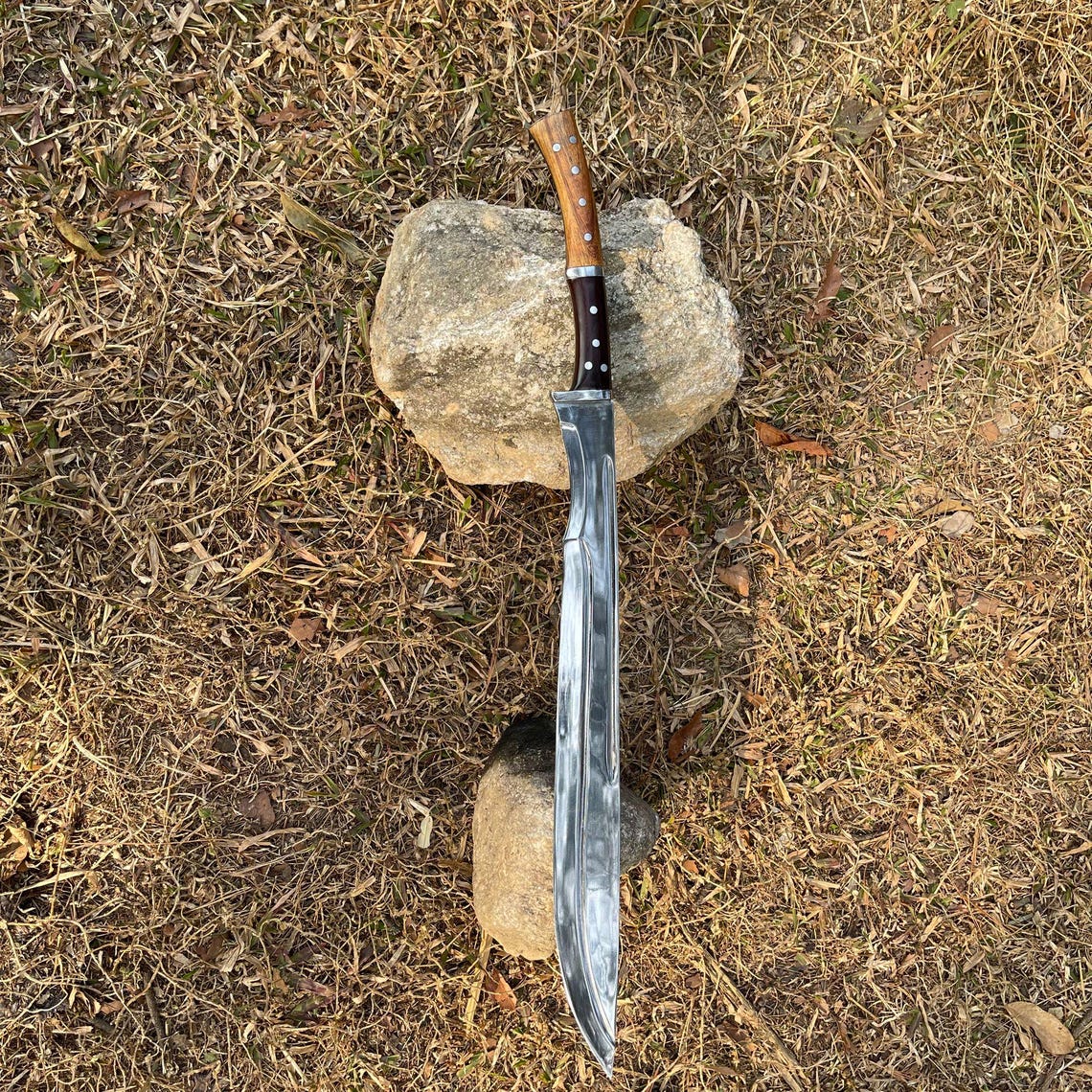 Handmade Viking Two Handed 28 Inch Sword Made From Leaf Spring 5160 ...