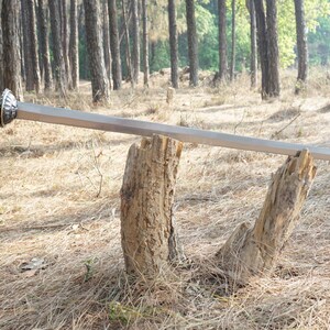 Hand-forged Viking Sword With Umbrella Guard – 46-inch Blade, 5160 ...