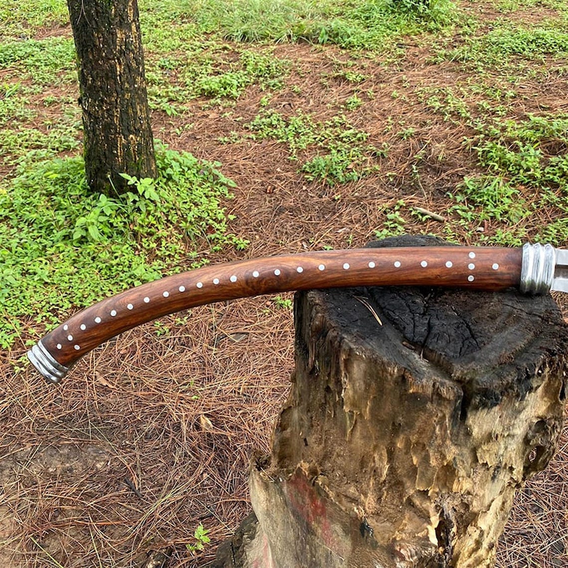 Hand Forged Long Handle Viking Axe | Handmade Custom Knife Axe | Viking ...