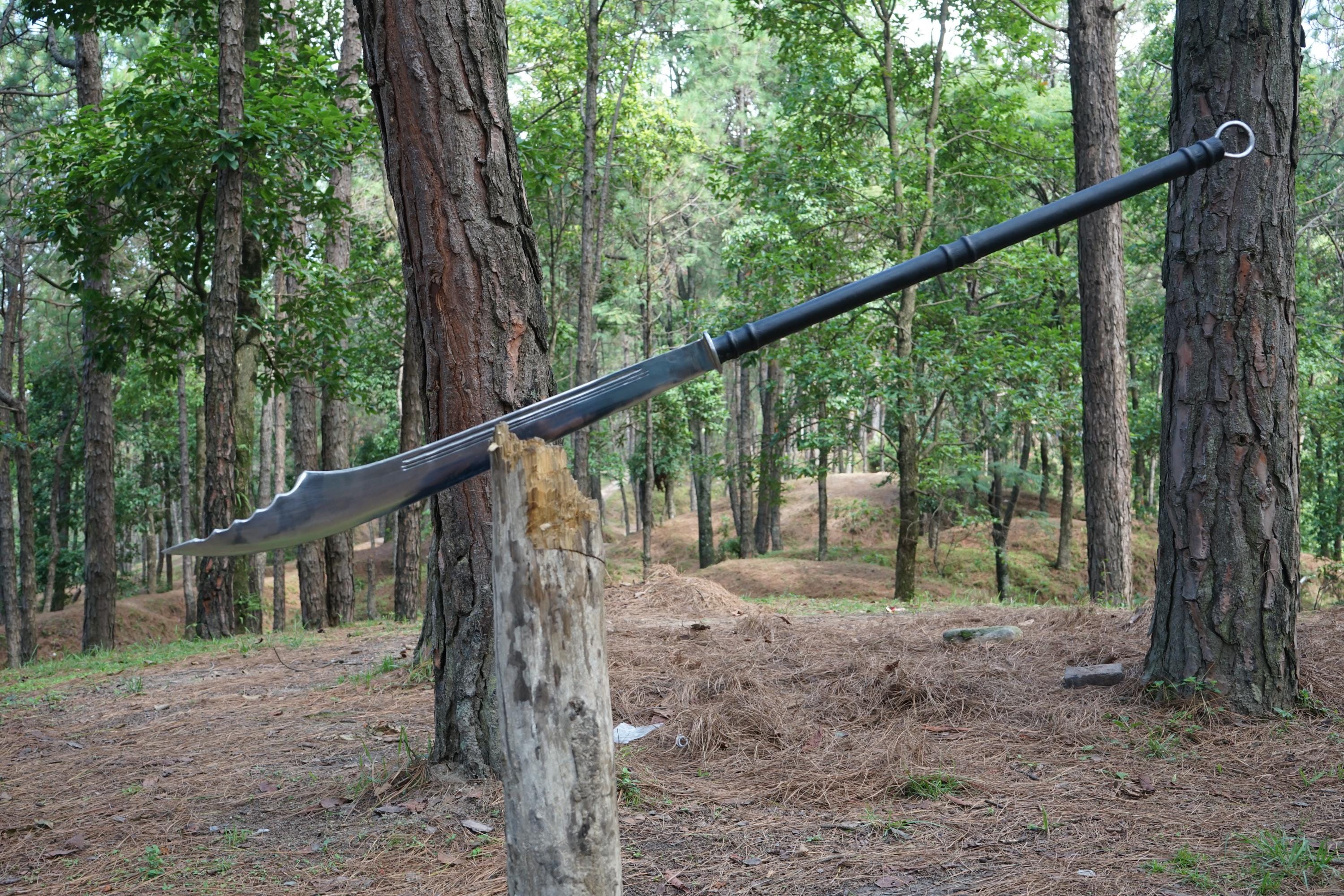 Handmade Long Handle Machete Knife | Engraved Gifts - Etsy