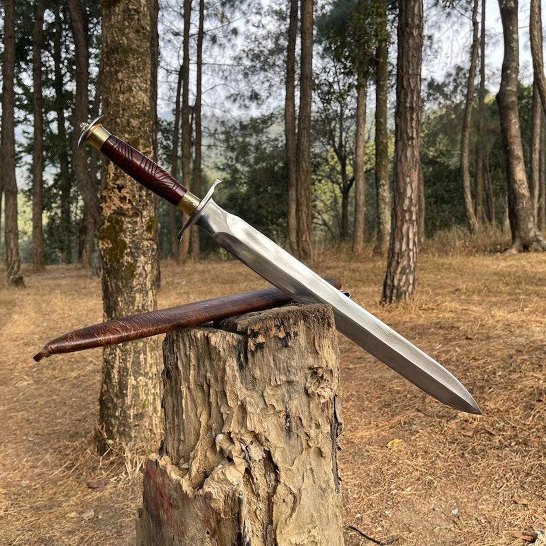 19 Inch Hand Forged Sword | Tactical Hand Forged Blade | Traditional ...