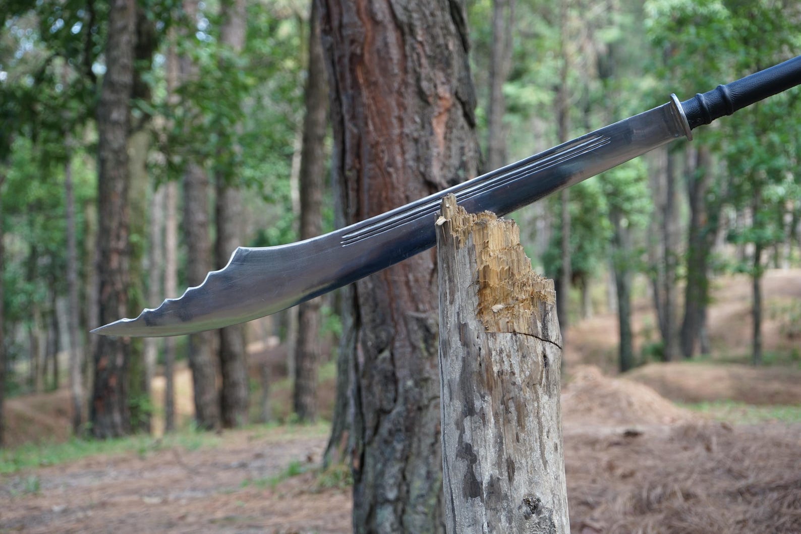 Handmade Long Handle Machete Knife | Engraved Gifts - Etsy