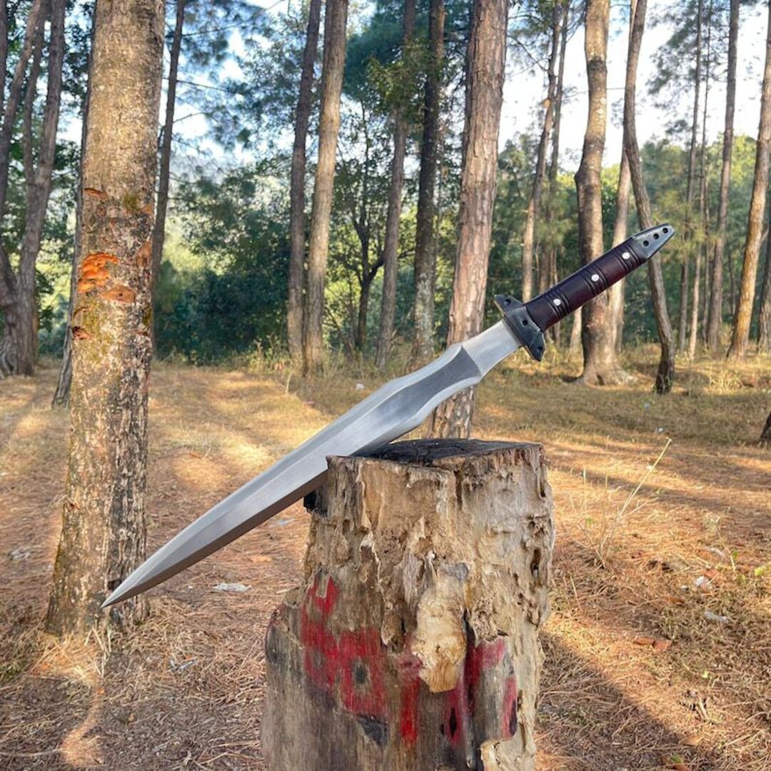 Hand Forged Xiphos Sword | Custom Hand Forged Knives | Outdoor ...