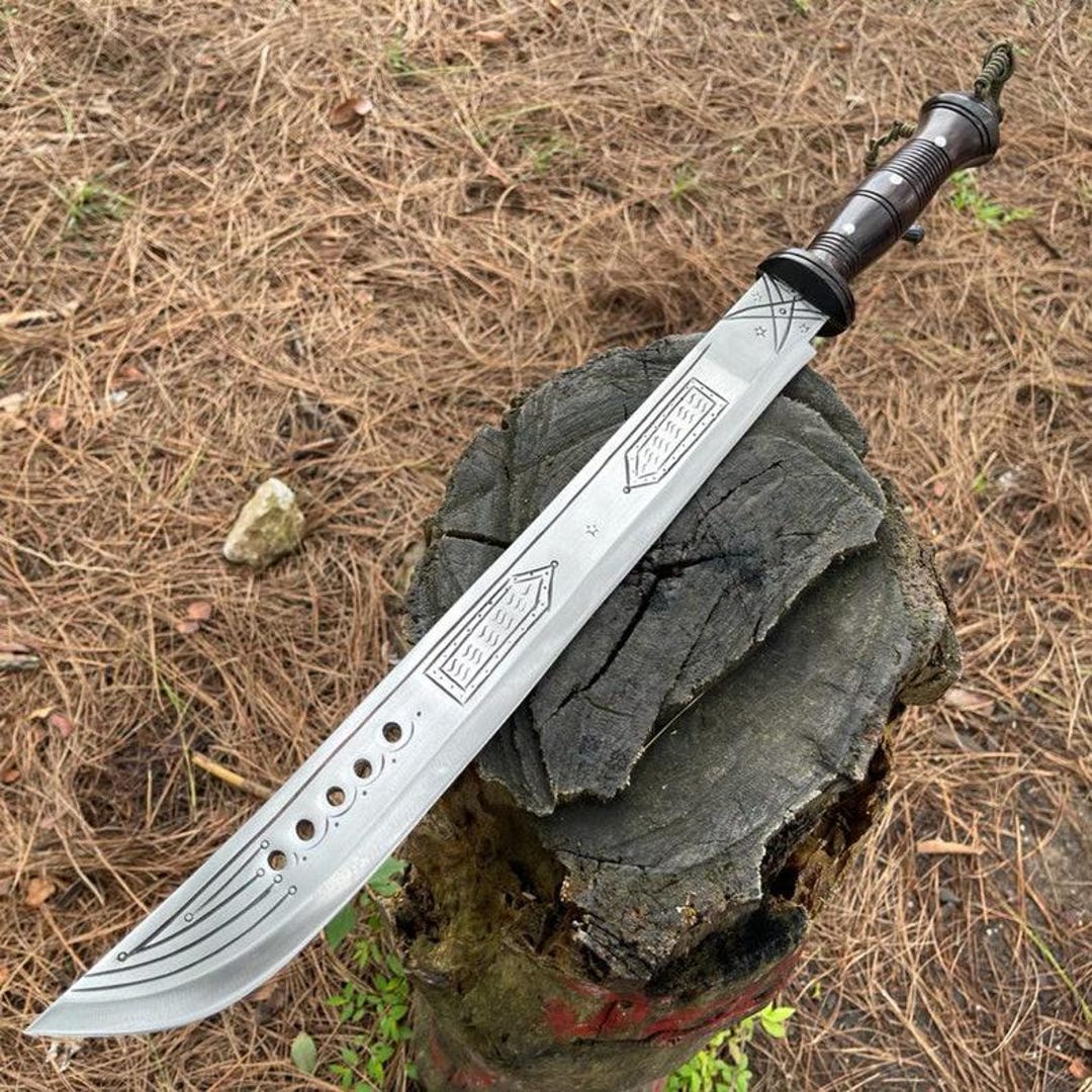 Hand Forged Book of Eli Machete: Carbon Steel Kukri Knife ...