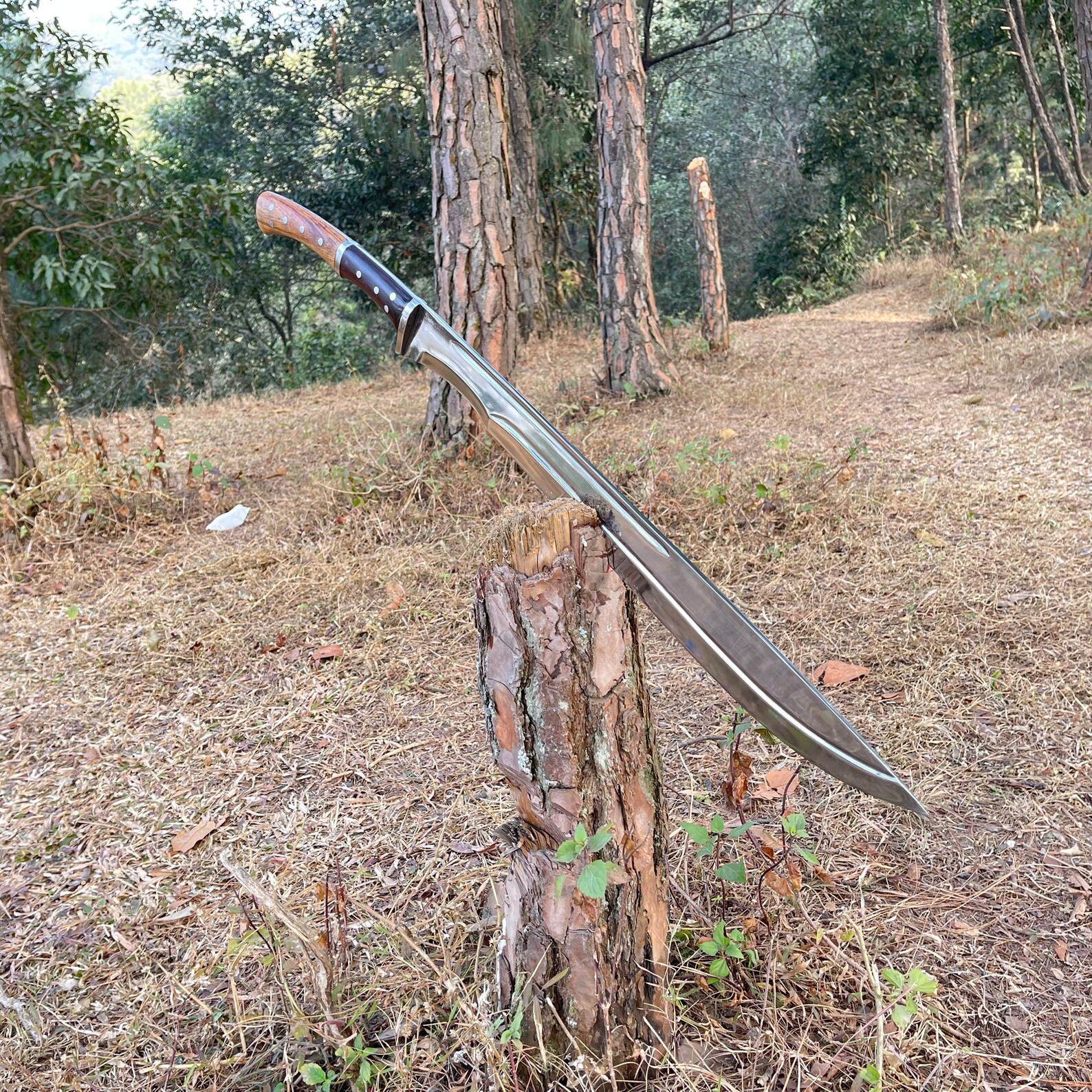 Handmade Viking Two Handed 28 Inch Sword Made From Leaf Spring 5160 ...