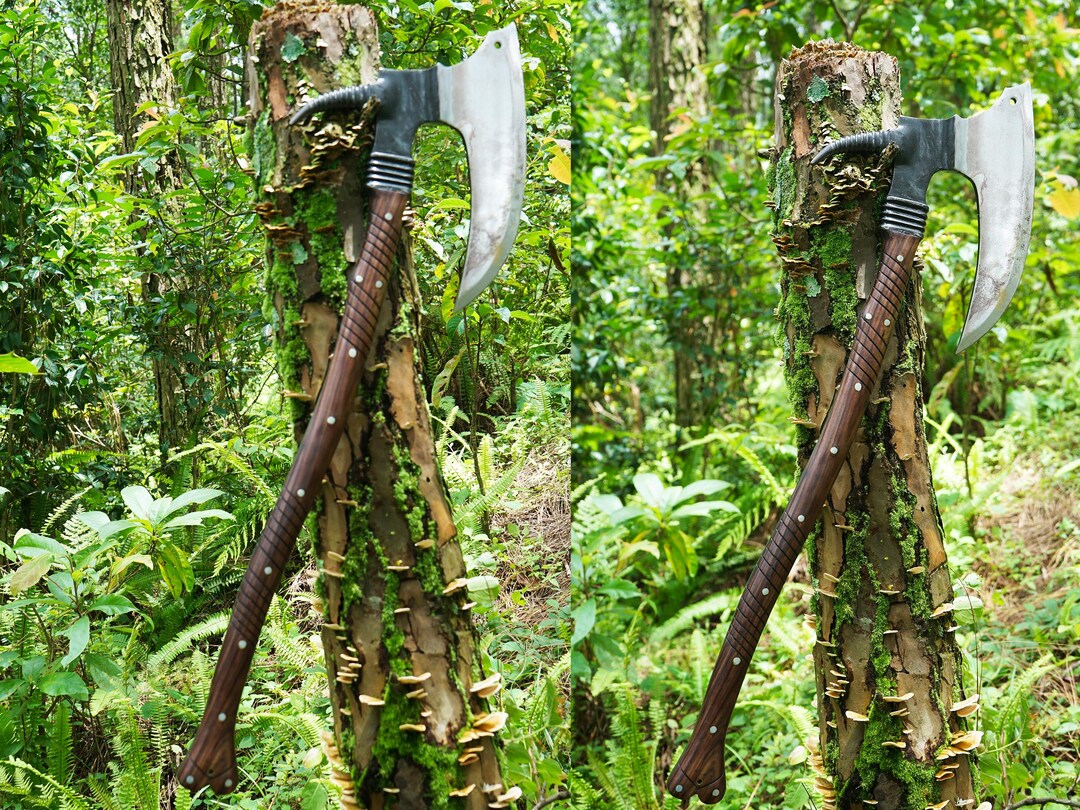 Handforged Farmer Axe | Collectable Gifts | Leaf Spring Handmade Viking ...