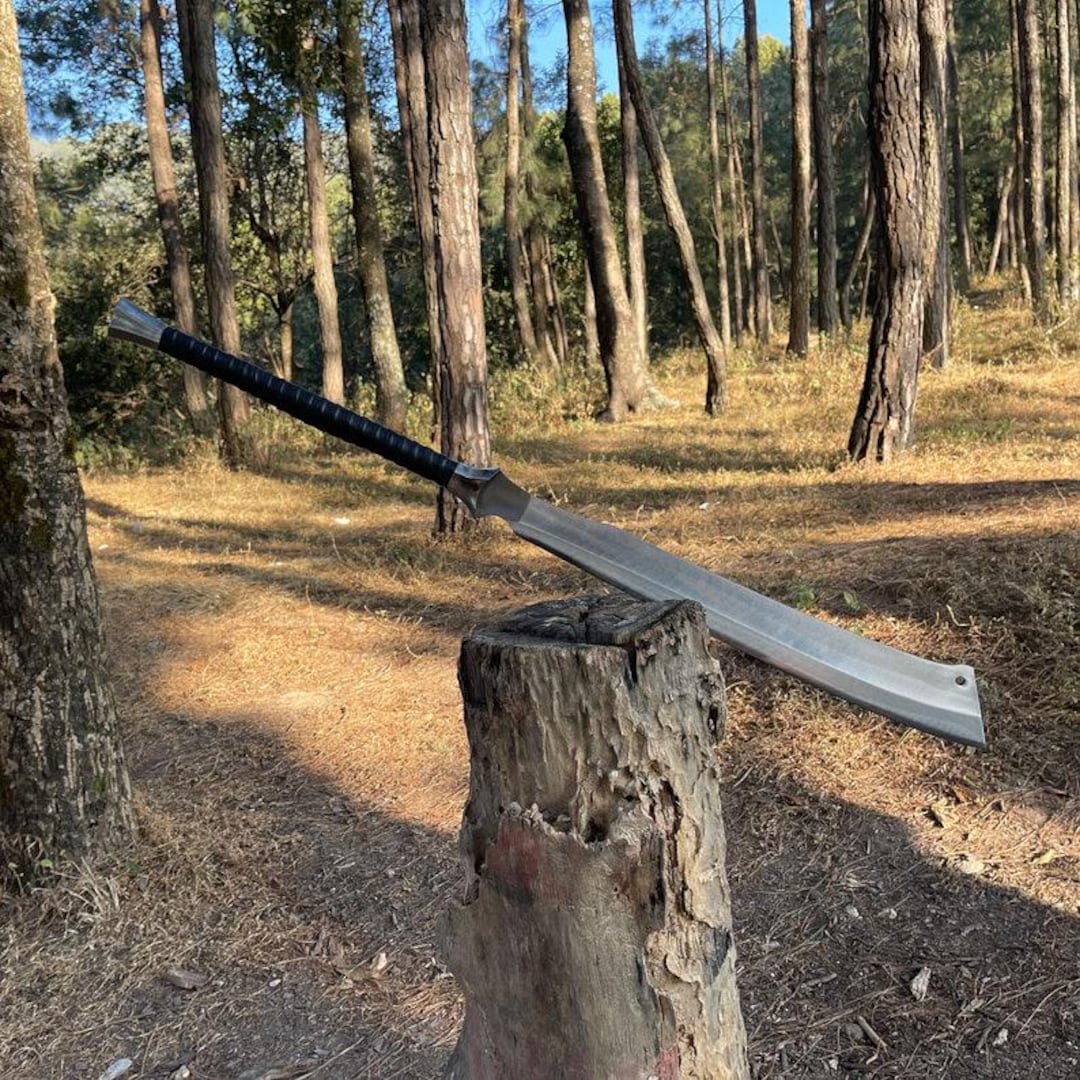 Hand Forged Viking Machete: 22-inch Farmer Axe, | Valentines Gift ...