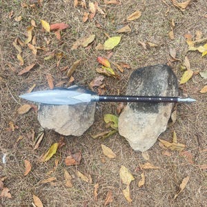 Hand-forged Norse Spear, Oil-hardened Carbon Steel Blade, 31-inch Total ...